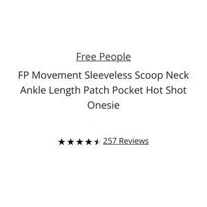 Free People | Pants & Jumpsuits | Free People Movement Scoop Neck Ankle ...